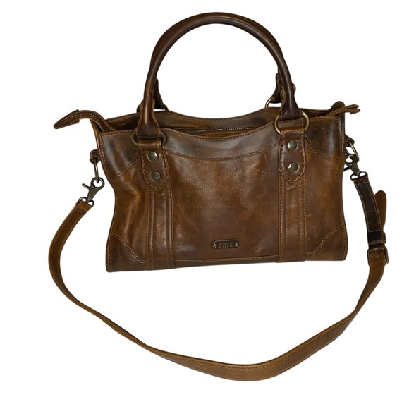 Frye | Bags | Frye Leather Melissa Satchel Crossbody Tote Bag Purse In ...